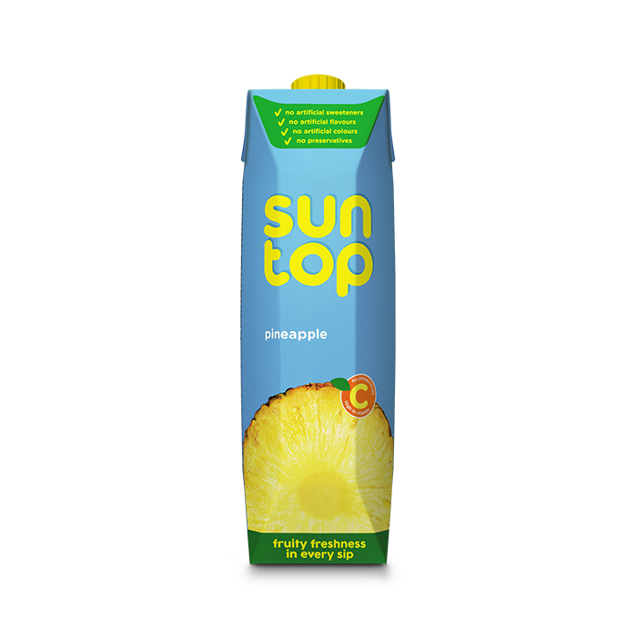 SUNTOP Pineapple Fruit Drink 1L - Suntop