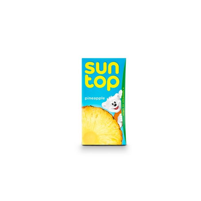 SUNTOP Pineapple Fruit Drink 125 ml - Suntop